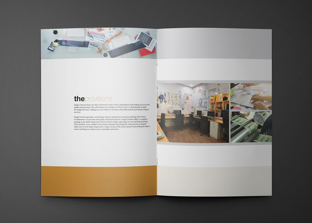 Image gravures Brochure | Portfolio | Threedot designs