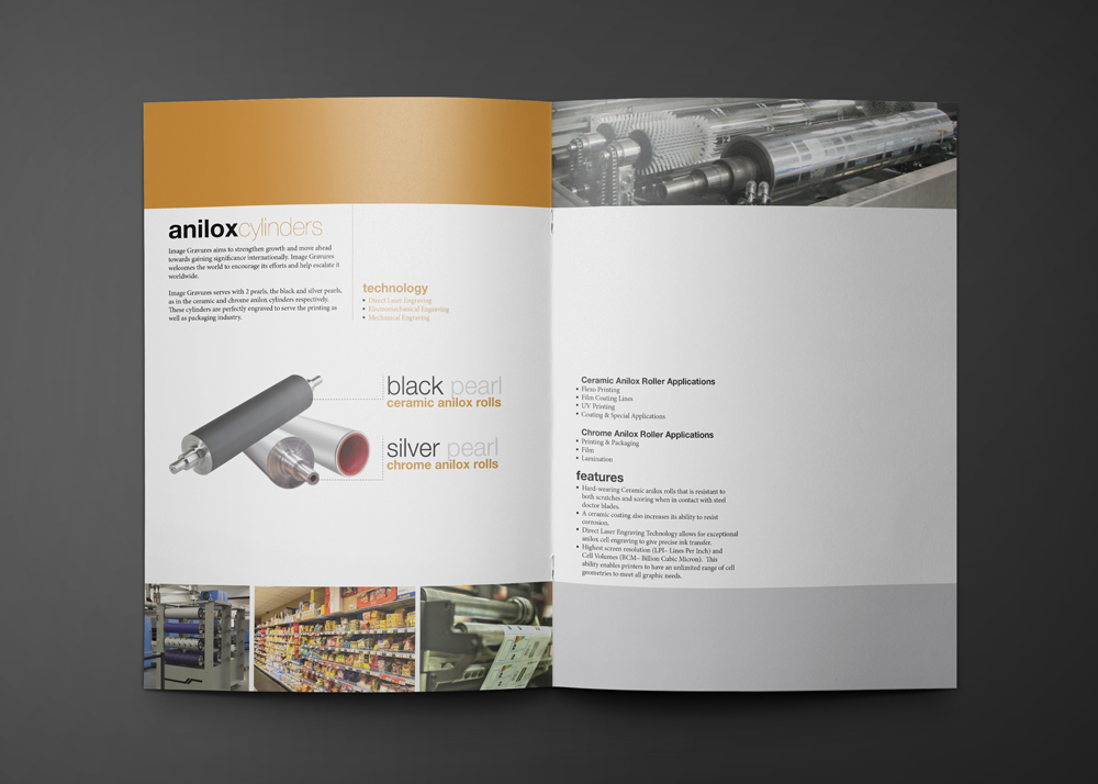 Image gravures Brochure | Portfolio | Threedot designs