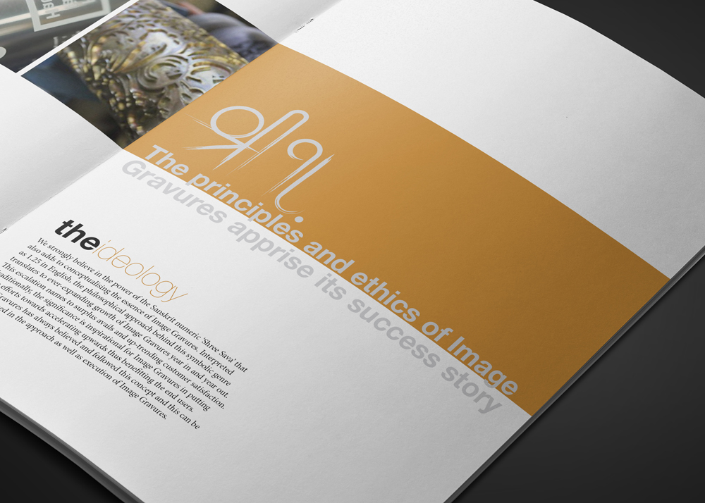 Image gravures Brochure | Portfolio | Threedot designs